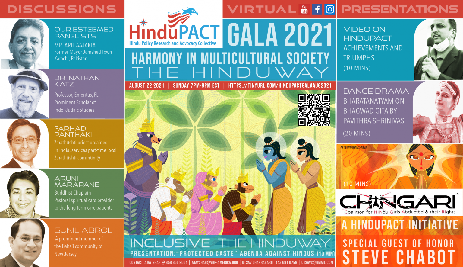 HinduPACT Gala 2021: Harmony in Multi-Cultural Society, the Hindu Way - HinduPACT